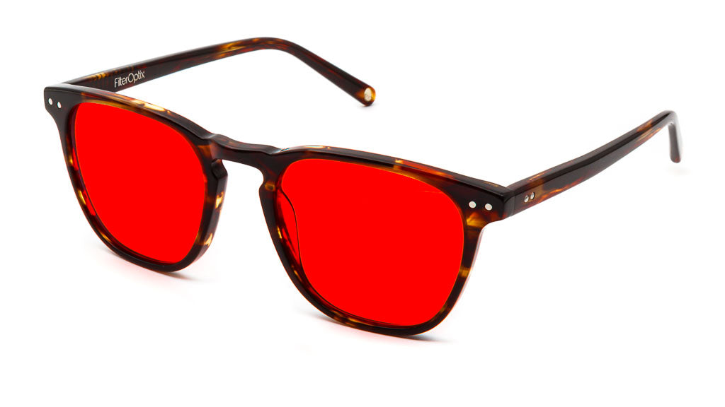 Red Blue Light Glasses | Maximum Sleep Support - Filter Optix